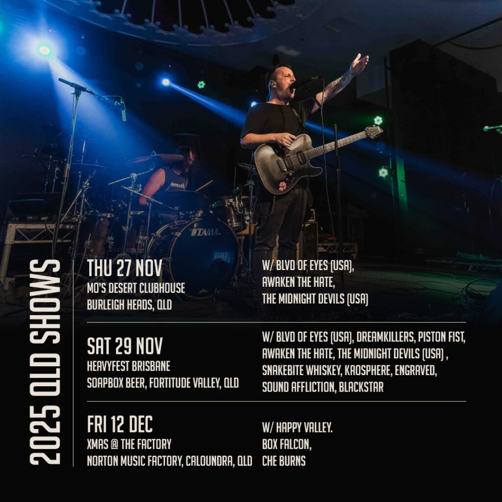 2025 QLD Tour Dates - These Four Walls